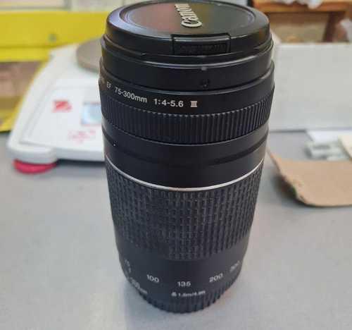 Фотообъектив Canon zoom Lens EF 75-300mm