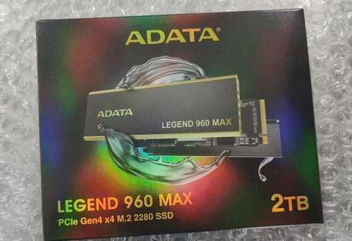 SSD Adata Legend 960 Max 2Tb Гарантия 5 лет