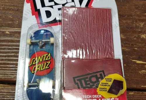 Фингерборд Santa Cruz Tech Deck + рампа Новая