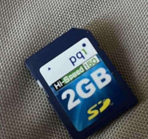 Карта памяти sd 2 gb