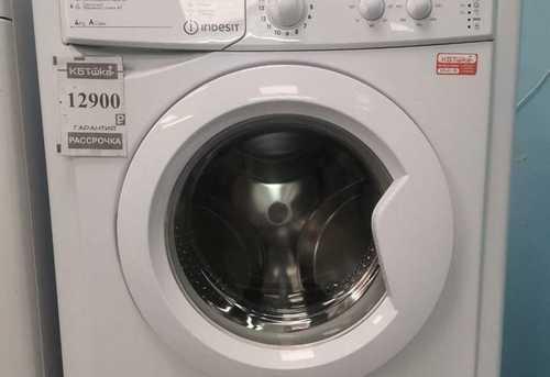 Узкая стиральная машина Indesit на 4 кг б\у