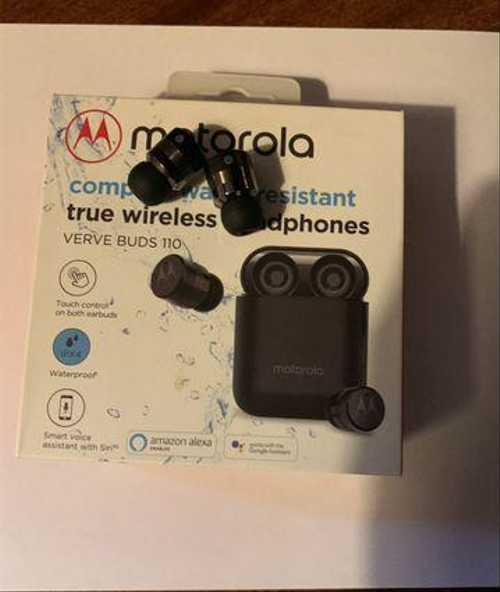 Наушники motorola vervebuds 110 перестали заряжаться