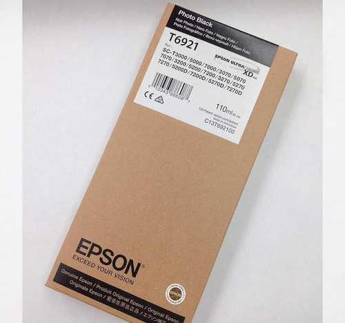 Картридж Epson T6921 UltraChrome XD (photo black)