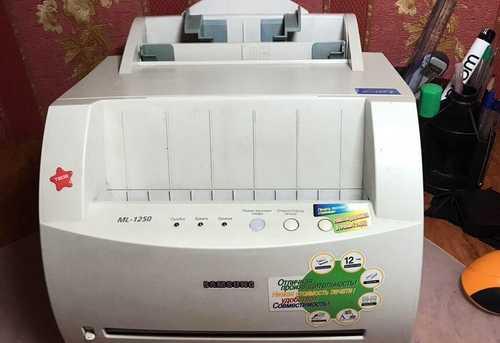 Принтер лазерный samsung ML 1250 бу
