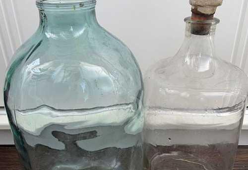 Бутыль стеклянная 6 -11 литров