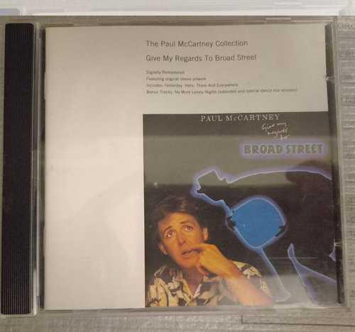 Paul Mccartney Give my regards to Broad street CD