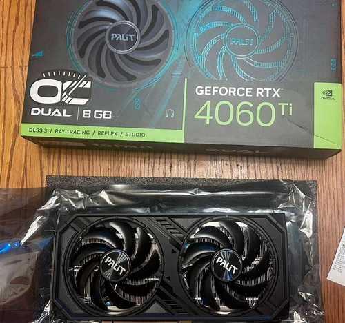 Palit GeForce RTX 4060 ti Dual OC На гарантии