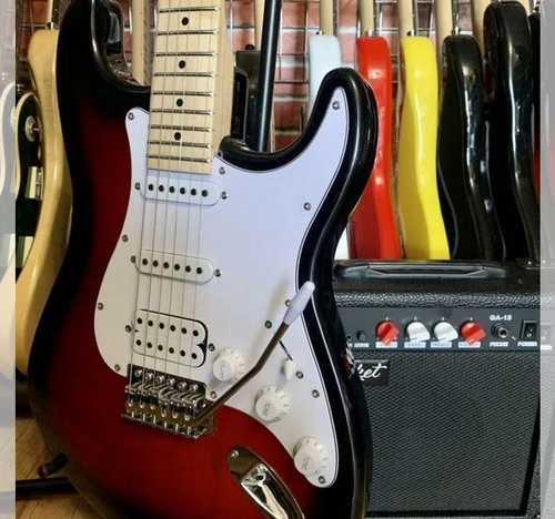 Электрогитара под Fender с Комбиком 15 ват