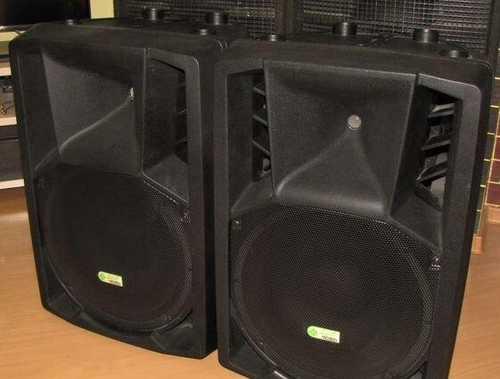 Колонки V-Stereo 700-1400W 2шт 15"Pro Big Мониторы