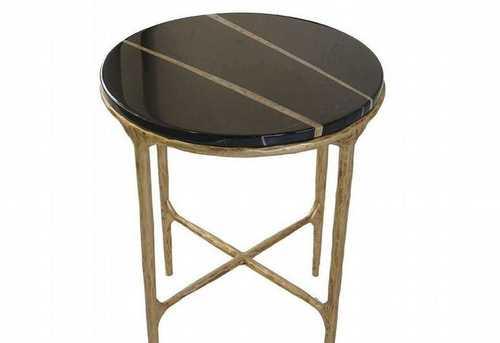 Круглый дизайнерский дизайнерский столик из мрамор