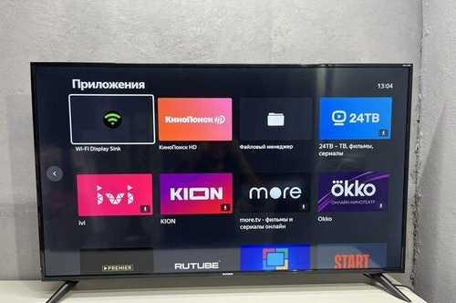 50" Telefunken Smart TV WI-FI Яндекс 2021