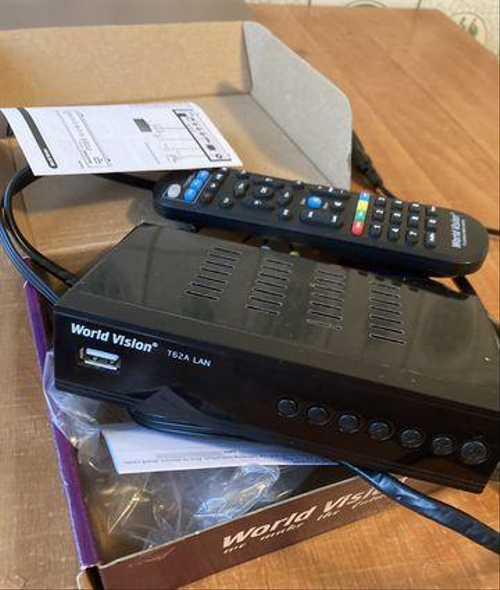 Тв ресивер World Vision T625A LAN DVB-T2 (H.265)