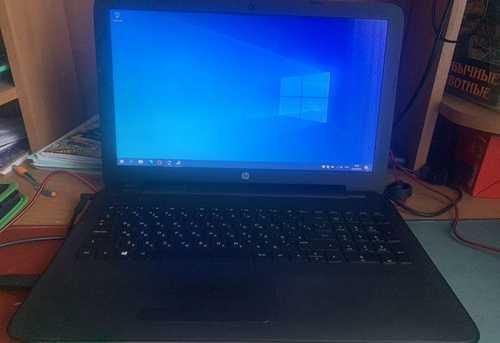 Игровой ноутбук 15.6" HP 15-ac113ur, 500 ГБ, Pentium 3825U, RAM 2 ГБ, Radeon R5 M330 1 ГБ