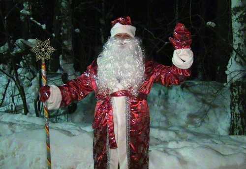 Новогодние костюмы деда Мороза и Снегурочки