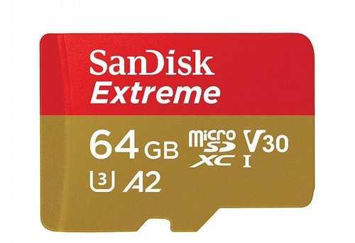 Карта памяти SanDisk microsdxc Extreme UHS-I V30 U