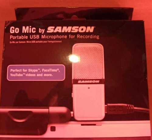 Микрофон Samson Go Mic серебристый