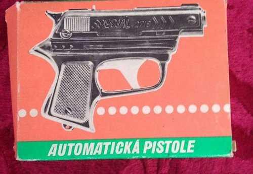 Пистолет игрушечный времён СССР новый