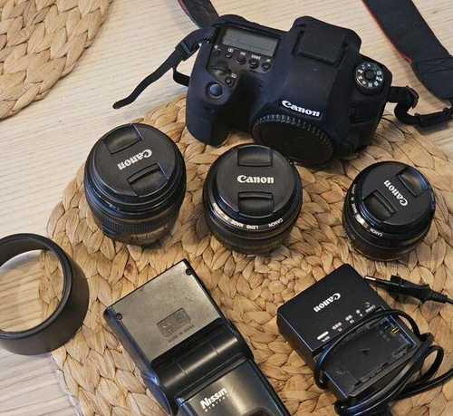 Canon eos 6d mark ii, Canon ef 35mm, 50mm, 85mm