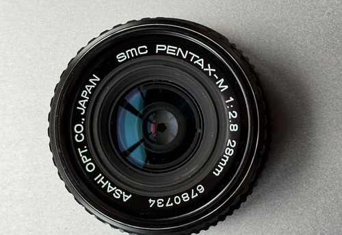 Pentax m 28 mm f 2.8 (pentax k)