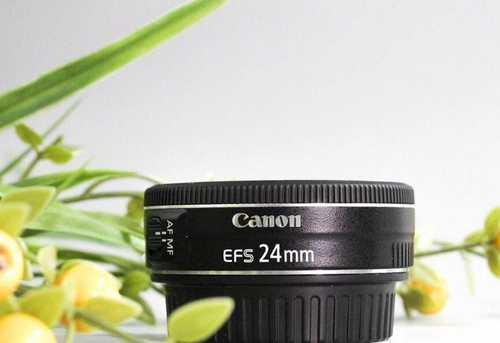 Объектив Canon EF-S 24mm f2.8 STM