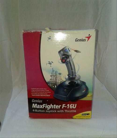 Джойстик проводной Genius MaxFighter F-16U