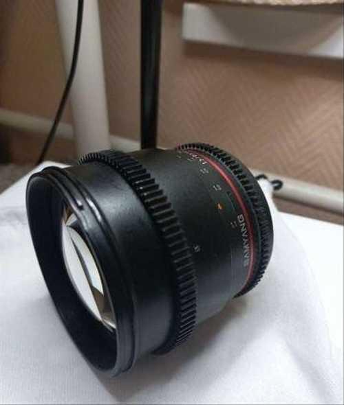 Объектив Samyang 85mm T1.5 для Canon