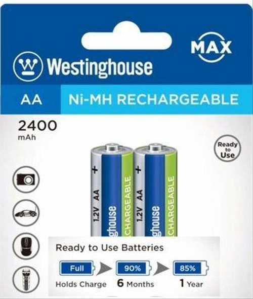 Westinghouse / Аккумулятор R6/AA Max 2400 mAh 2 шт