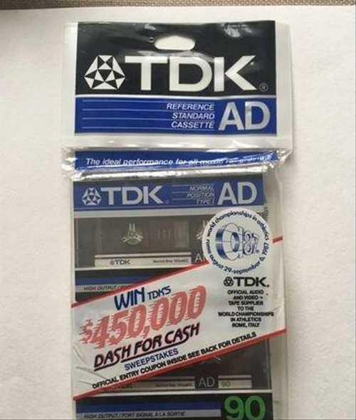 Аудиокассеты TDK AD 90