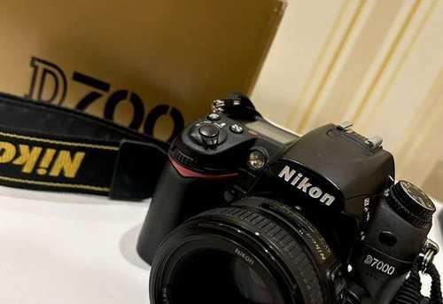Зеркальный фотоаппарат nikon d7000+ 50mm 1.8