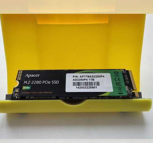 SSD 1tб M.2 NVMe накопитель Apacer AS2280P4