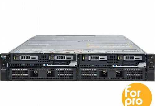 Сервер dell FX2S 2xFC630 4xE5-2673v3 1024GB, H730