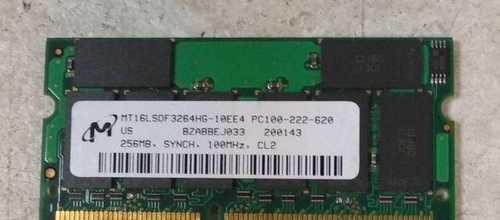 RAM SO-dimm 256/800(100) sdram