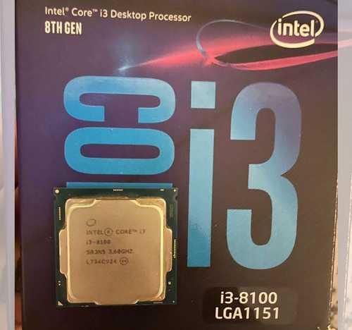 Процессор intel core i3 8100 1151 v2