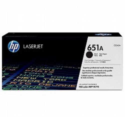 HP CE340A Картридж 651A,BlackLaserJet 700 Color MFP 775, Black, (13500стр.)