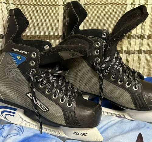 Хоккейные коньки bauer 40 размер