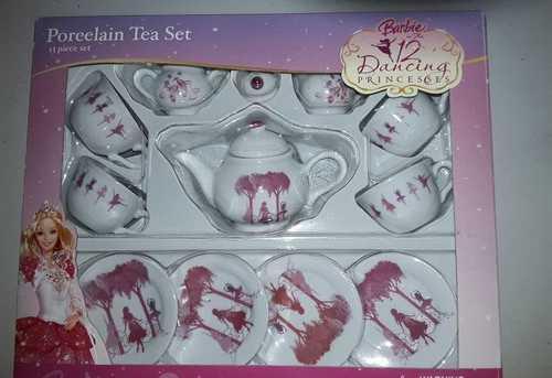 Кукольный керамический чайный сервиз в упаковке