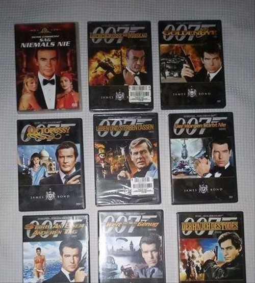 DVD Джеймс Бонд агент 007 на немецком языке