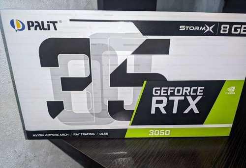 Новая видеокарта Palit RTX3050 StormX 8Gb gddr6
