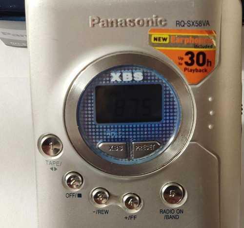 Кассетный плеер panasonic rq sx58va