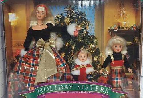 Holiday Sisters: Barbie, Kelly, Stacie, 1997,China