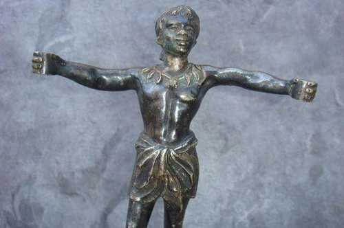 Чернёный мальчик мавр Fraget 3446 статуэтка