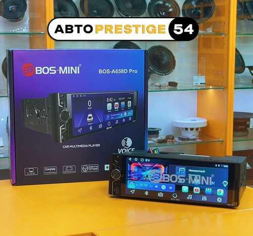 Магнитола 1din Bos-Mini A658D Pro 4 64gb