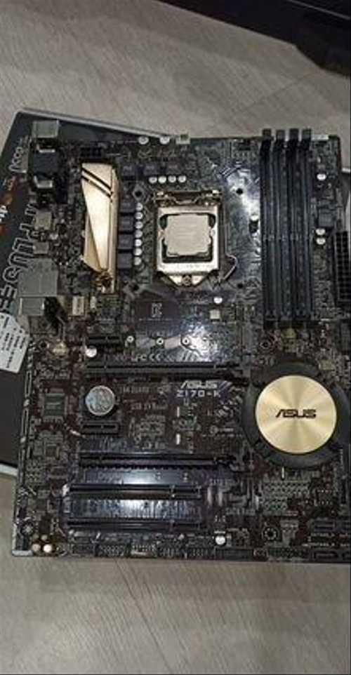Процессор Intel i7 7700 + Мат. плата Asus Z170-K