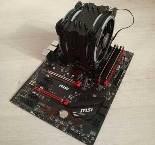 Комплект msi b450 gaming plus max ryzen 5 3600 8гб