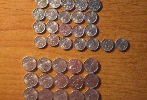 Монеты 1 и 5 копеек набор