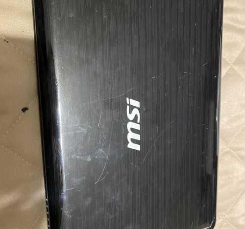 Нетбук msi l1350d на запчасти