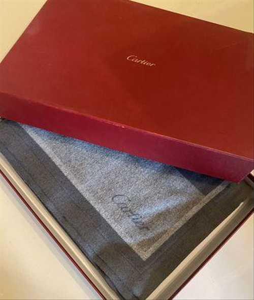 Плед Cartier кашемировый новый