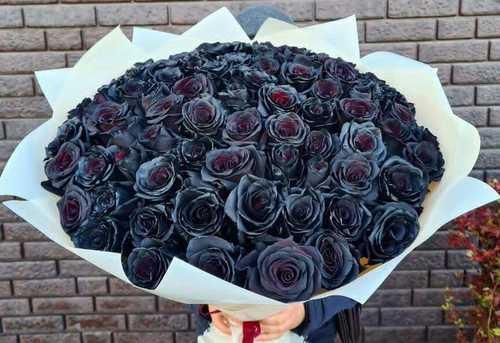 101 черная роза