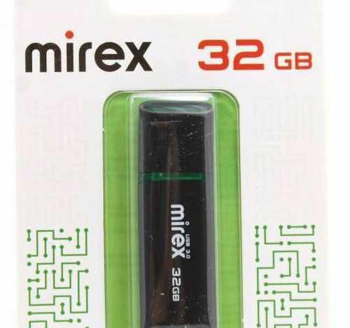 Флешка 32 гб USB 3.0 Mirex spacer black