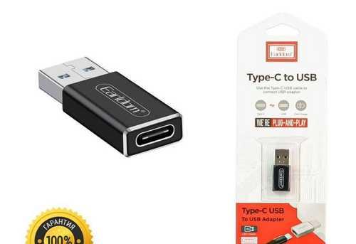 Адаптер переходик с Type C на USB Earldom ET-TC07